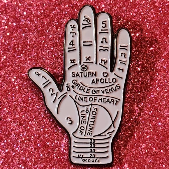 Boutique | Jewelry | Hand Chart Palmistry Psychic Fortune Teller Palm ...